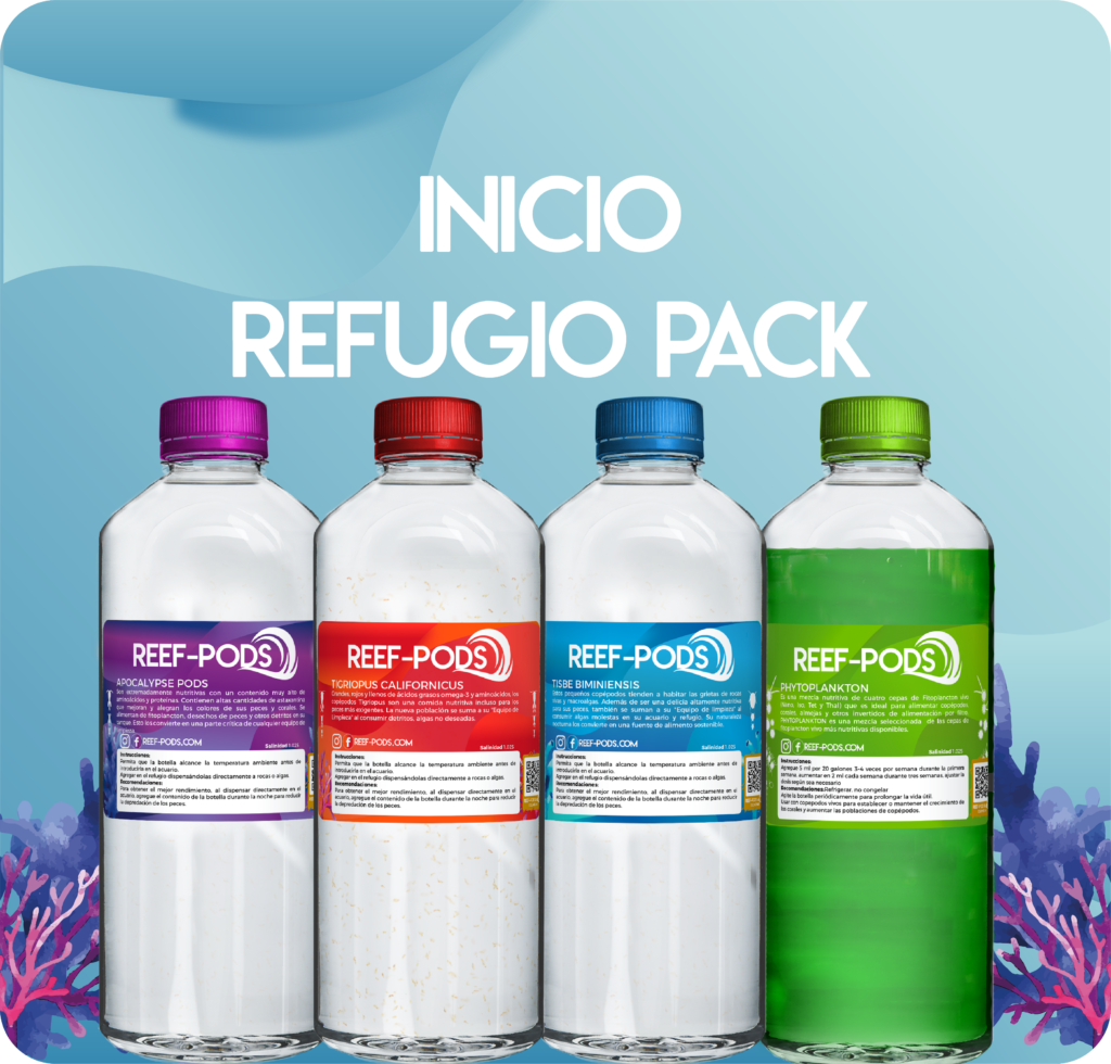 Copépodos Inicio Refugio Pack | REEF PODS | Copépodos | Macroalgas ...