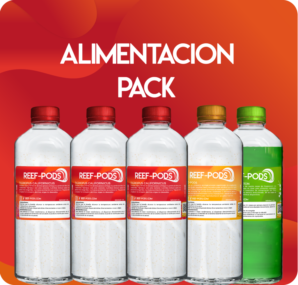 Copépodos Alimentación Pack | REEF PODS | Copépodos | Macroalgas ...
