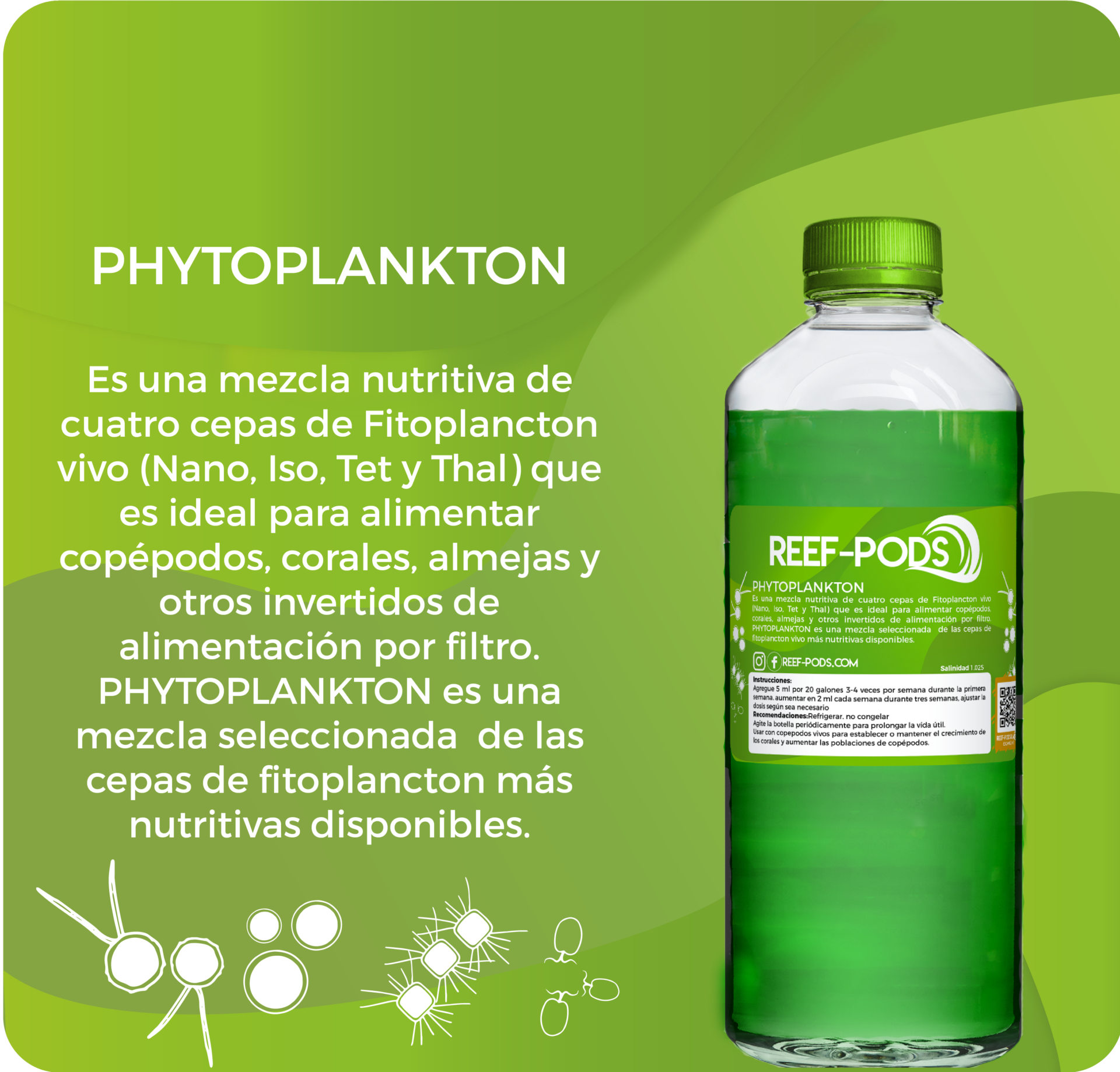 Tienda | REEF PODS | Copépodos | Macroalgas | Microfauna Marina