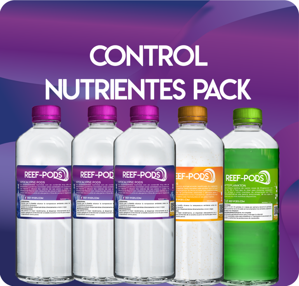 Copépodos Control Nutrientes Pack | REEF PODS | Copépodos | Macroalgas ...